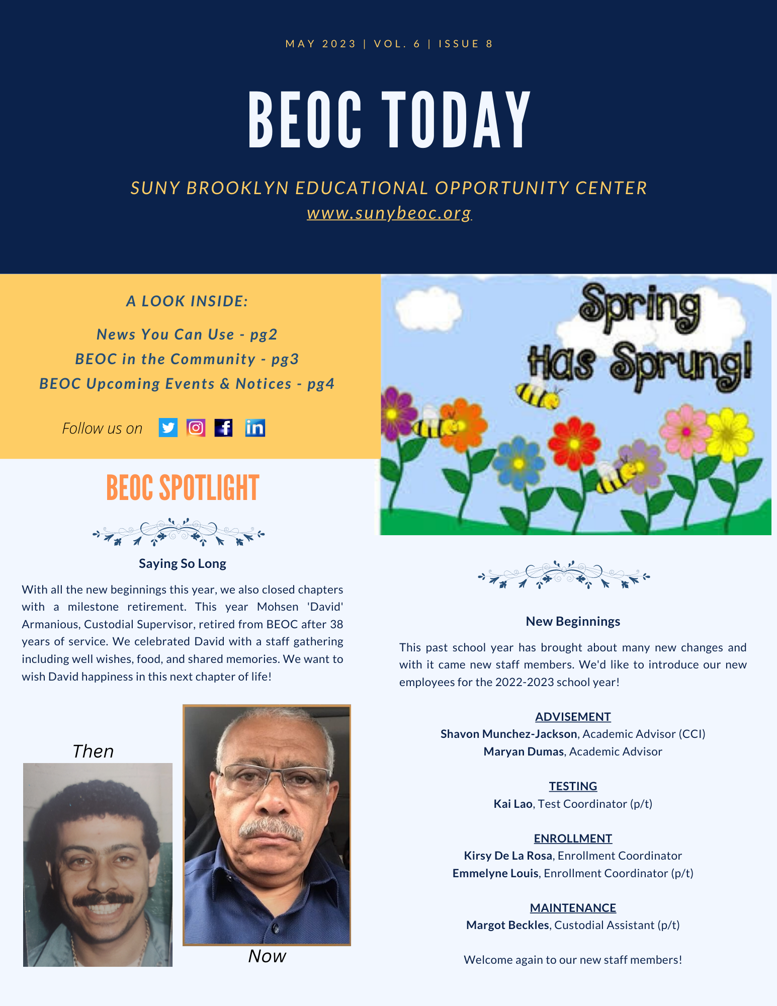 BEOC TODAY NEWSLETTER