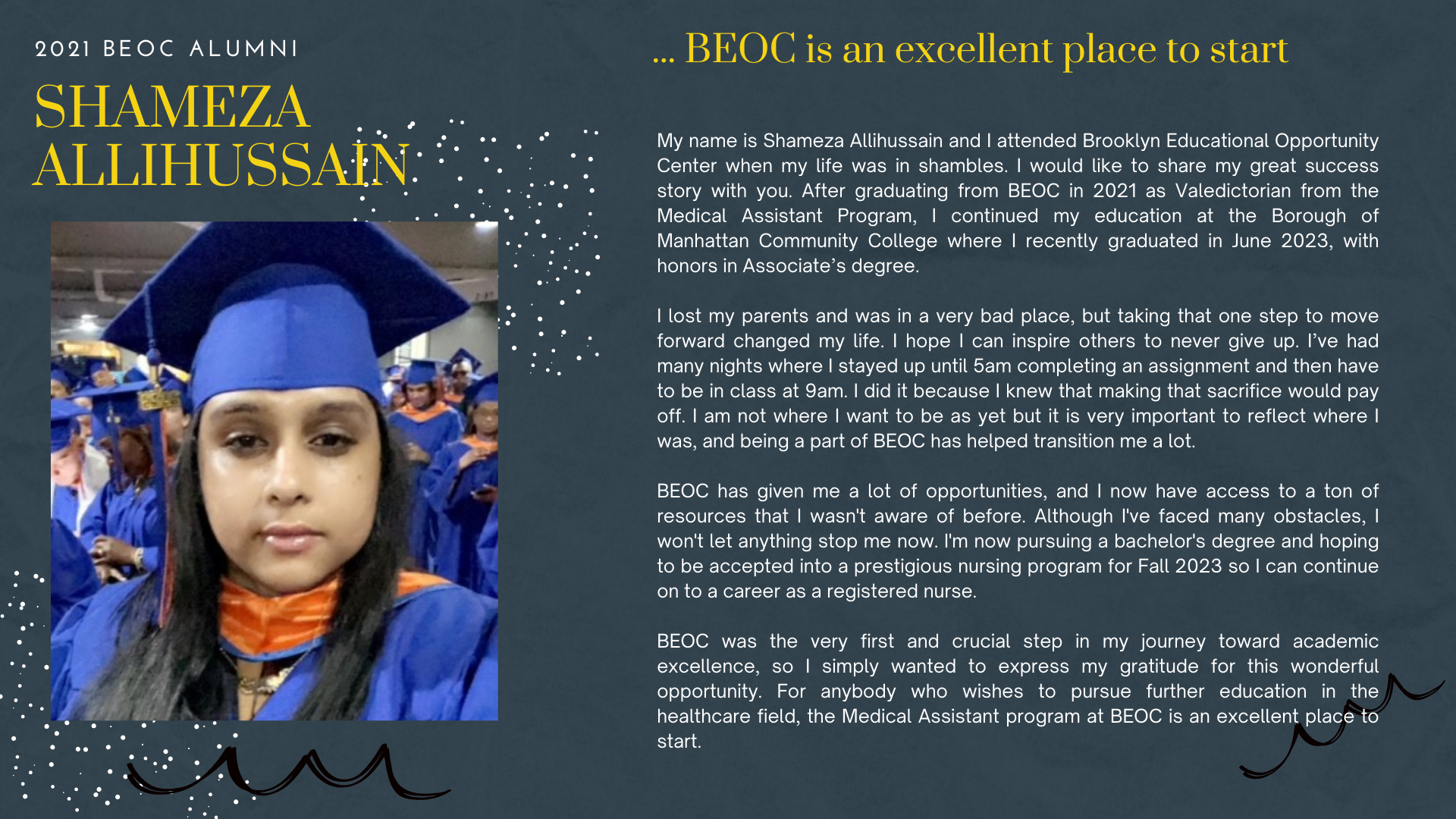 Alumni Focus – BEOC